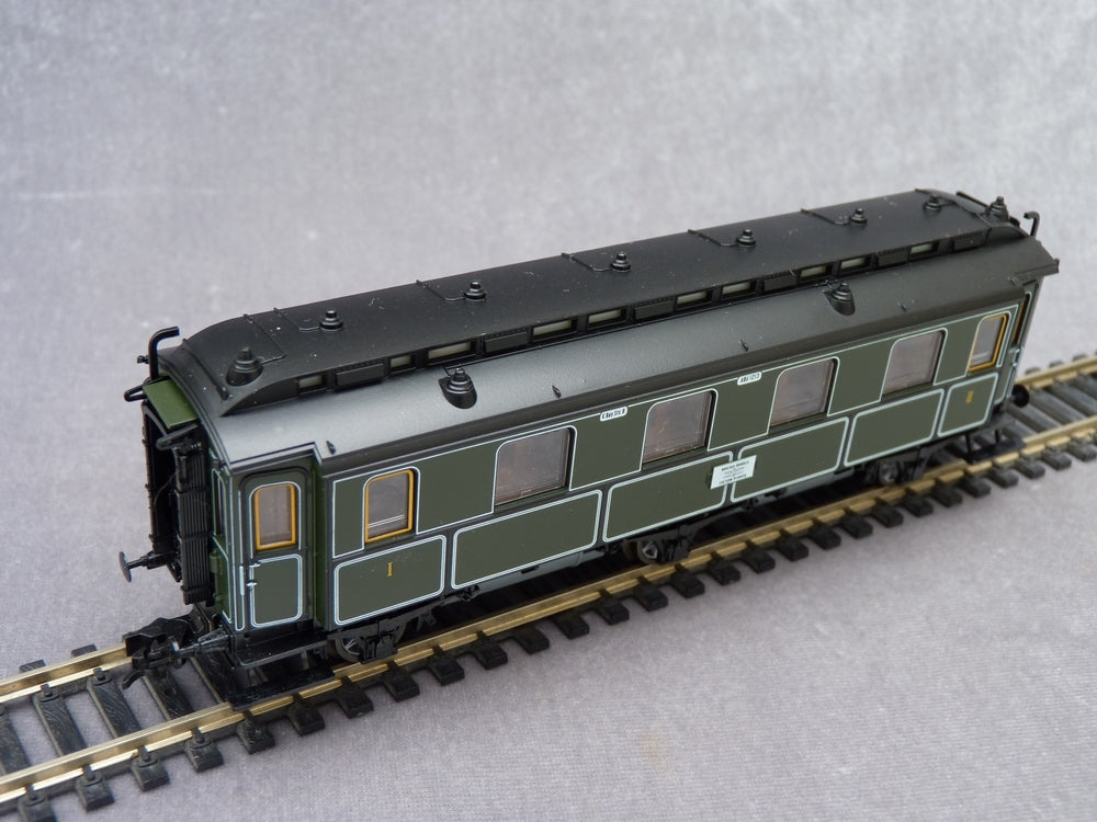 TRIX 23016 - Voiture bavaroise à 3 essieux I et II Kl - K.Bay.Sts.B ...