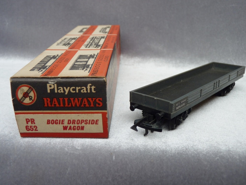 PLAYCRAFT - RAILWAYS PR 652 "Bogie goods wagon (dropside)" (HO Vintage ...