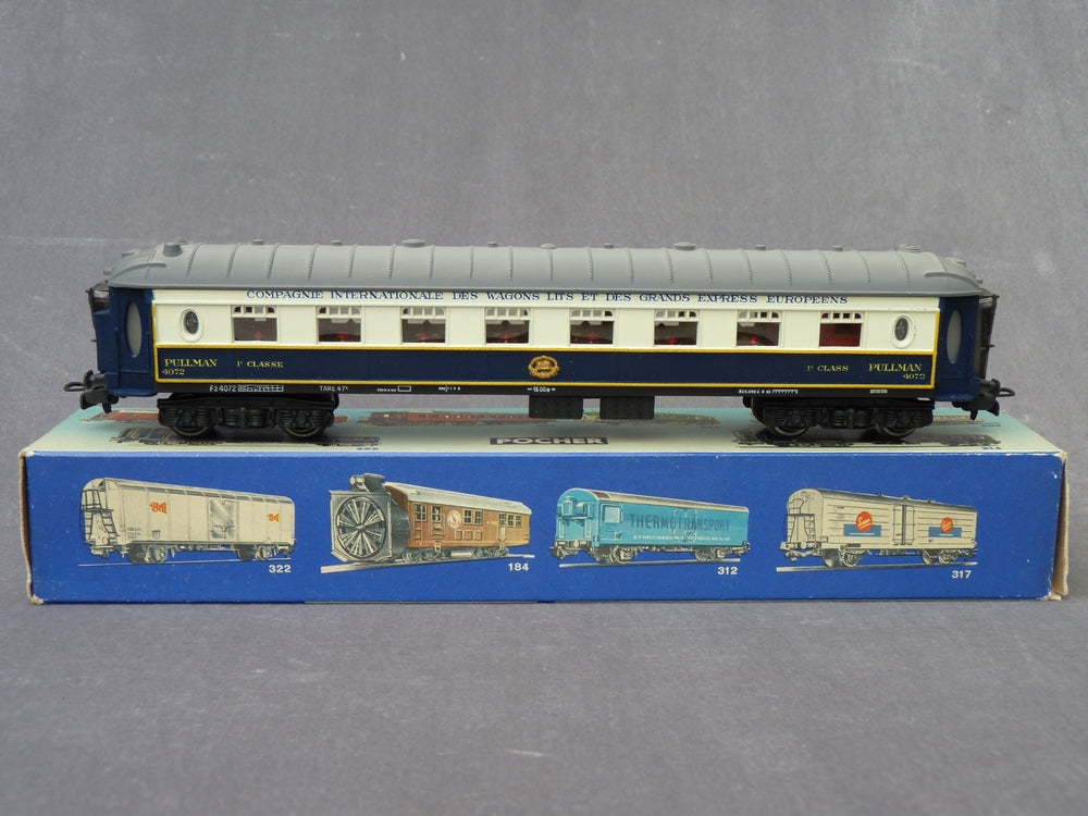 POCHER 206 Super Model - CARROZZA PULLMAN CIWL (HO vintage) – Antique ...