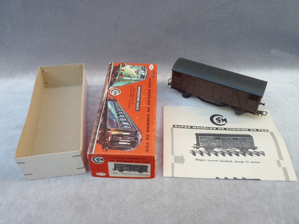SMCF 102 - Kit wagon couvert type standard SNCF (HO Vintage) – Antique ...
