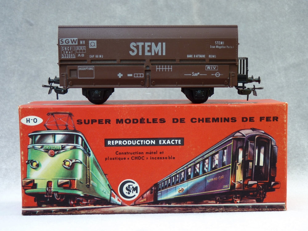 SMCF - Wagon minéralier STEMI SGW de la SNCF (HO Vintage) – Antique MarcBea